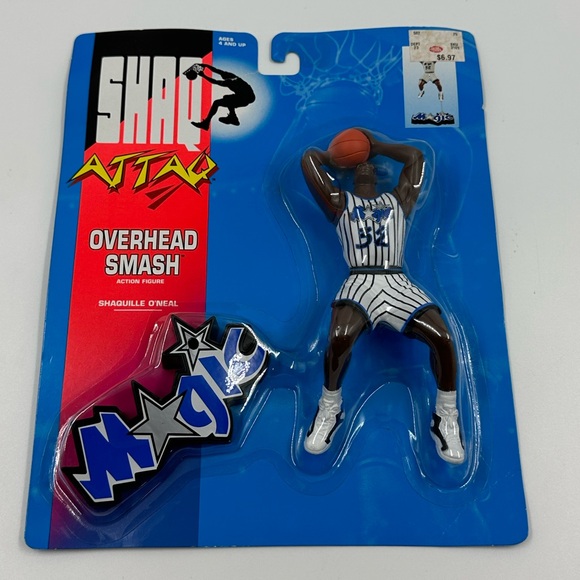 Kenner | Toys | Vintage 993 Kenner Shaq Attaq Overhead Smash Shaquille Oneal Magic Figure New ...